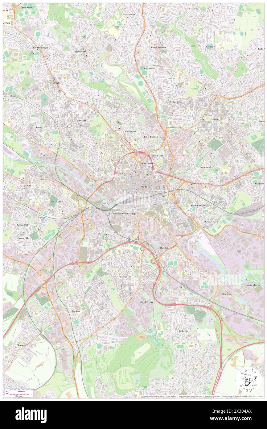 Leeds railway map hi-res stock photography and images - Alamy