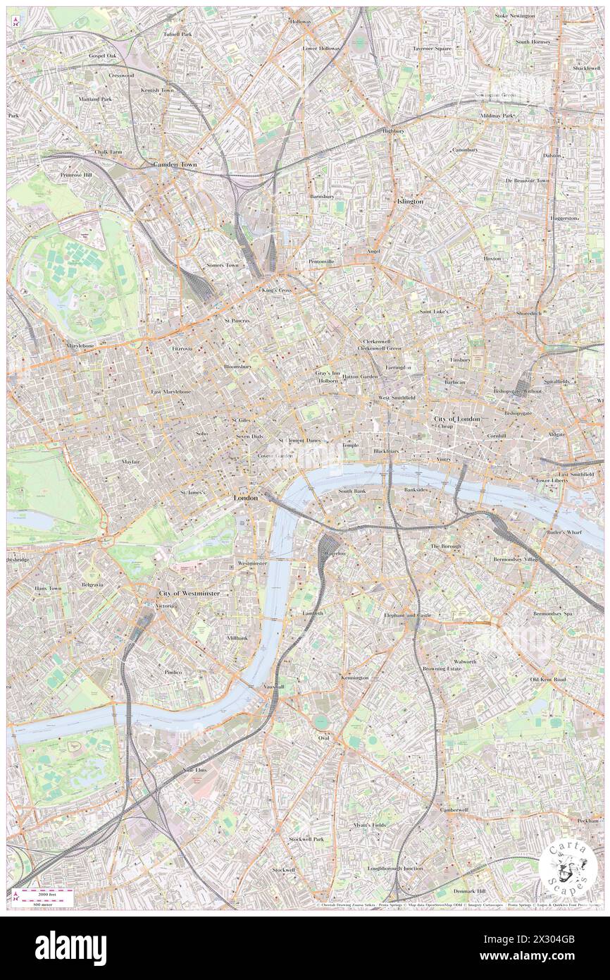 Collection of maps of london Cut Out Stock Images & Pictures - Alamy