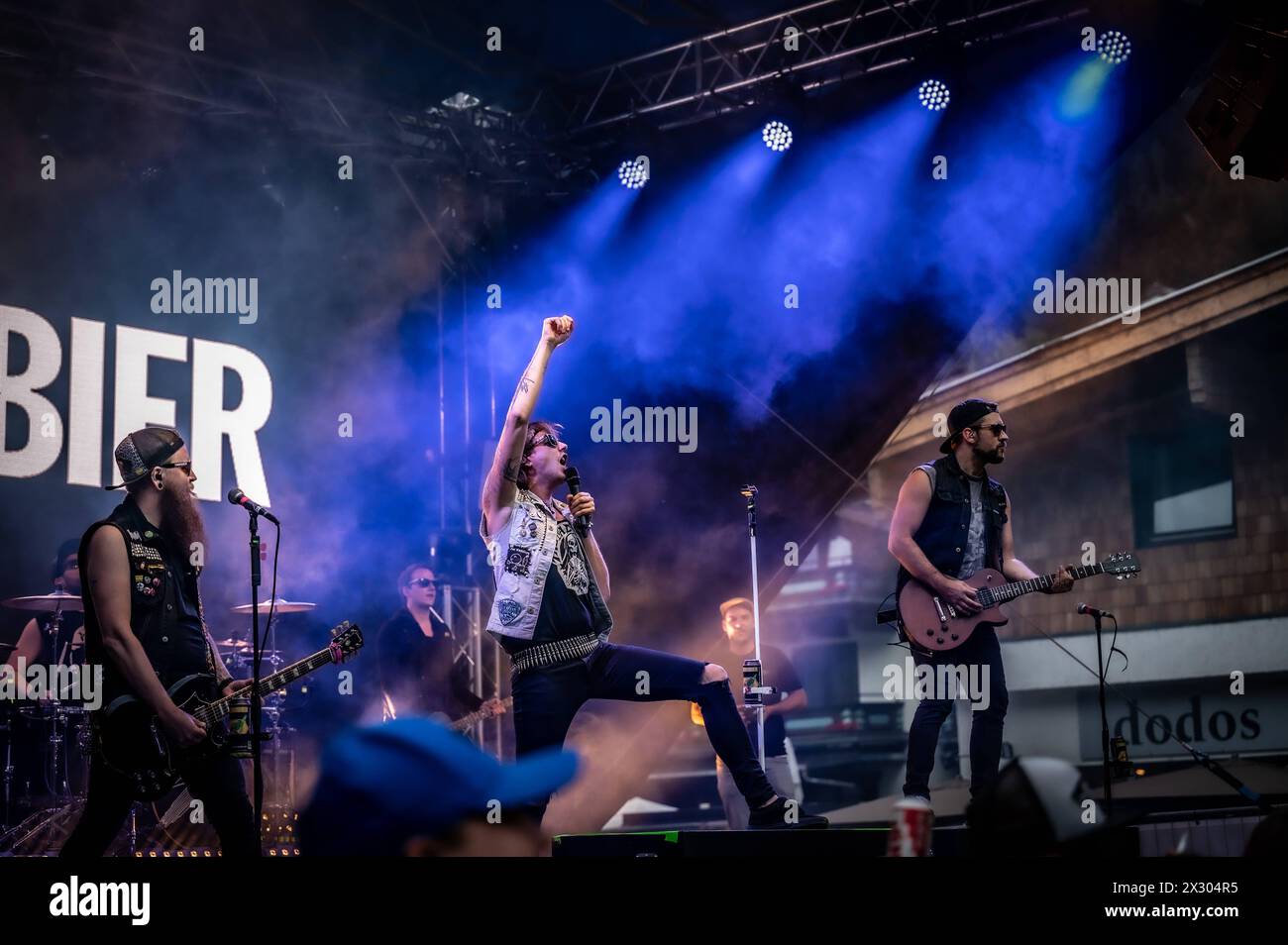 Turbobier live on stage at Glemmride Festival in Hinterglemm Salzburg ...