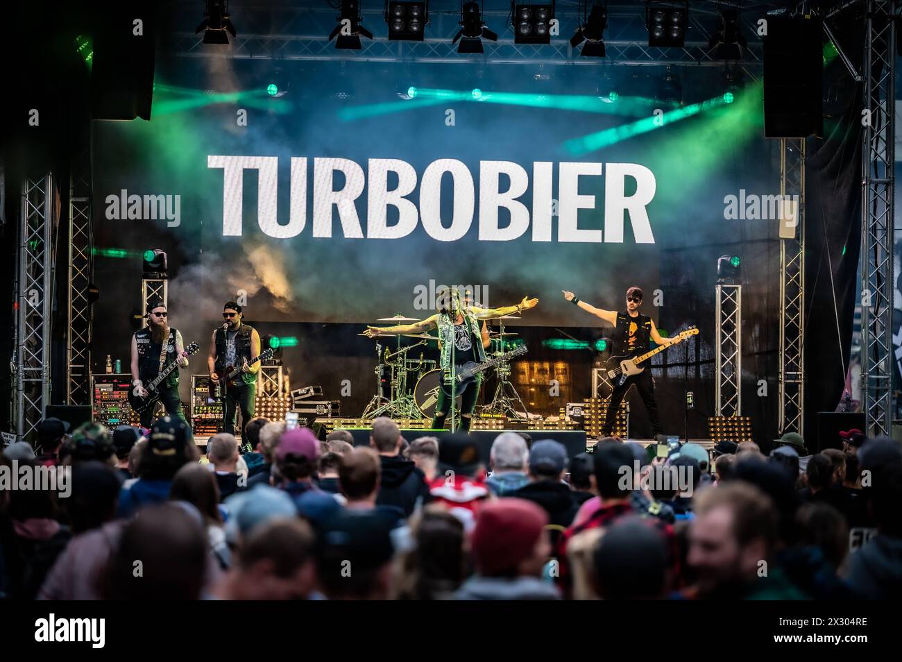 Turbobier live on stage at Glemmride Festival in Hinterglemm Salzburg ...
