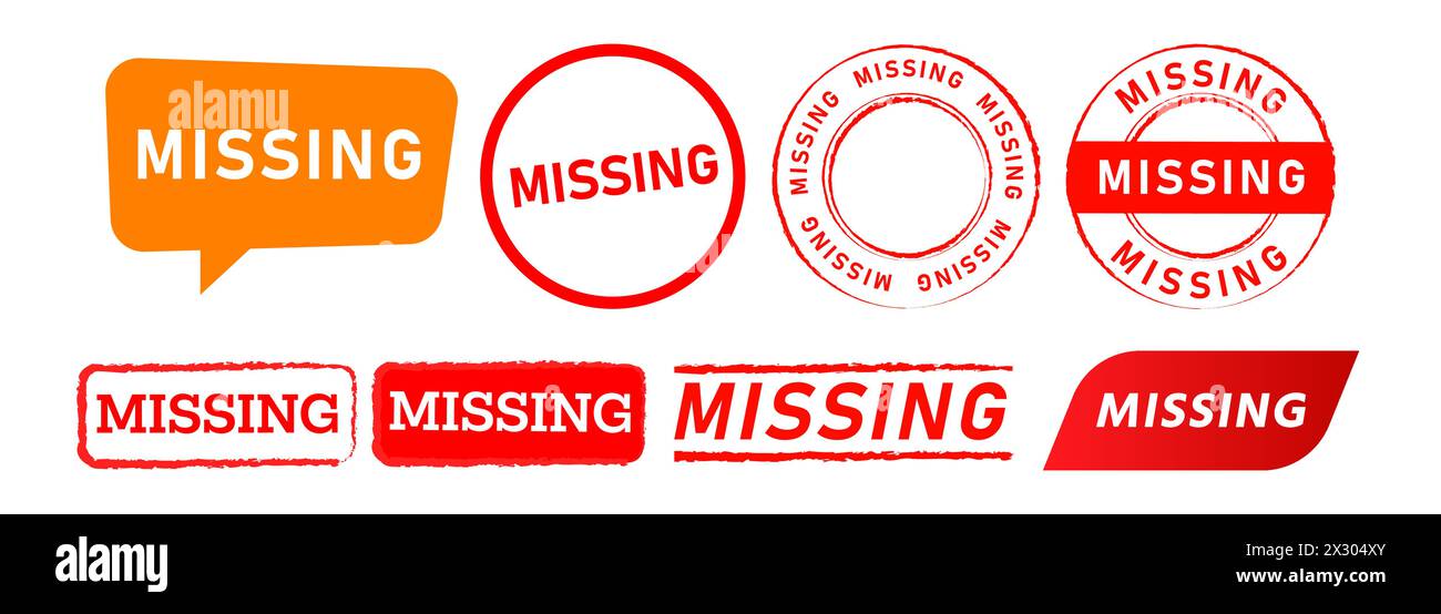 Disappeared information Cut Out Stock Images & Pictures - Alamy