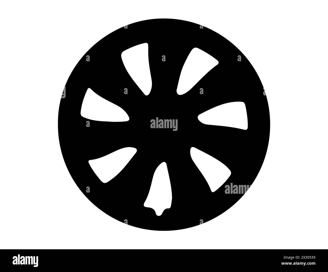 Wheel rim silhouette vector art Stock Vector Image & Art - Alamy