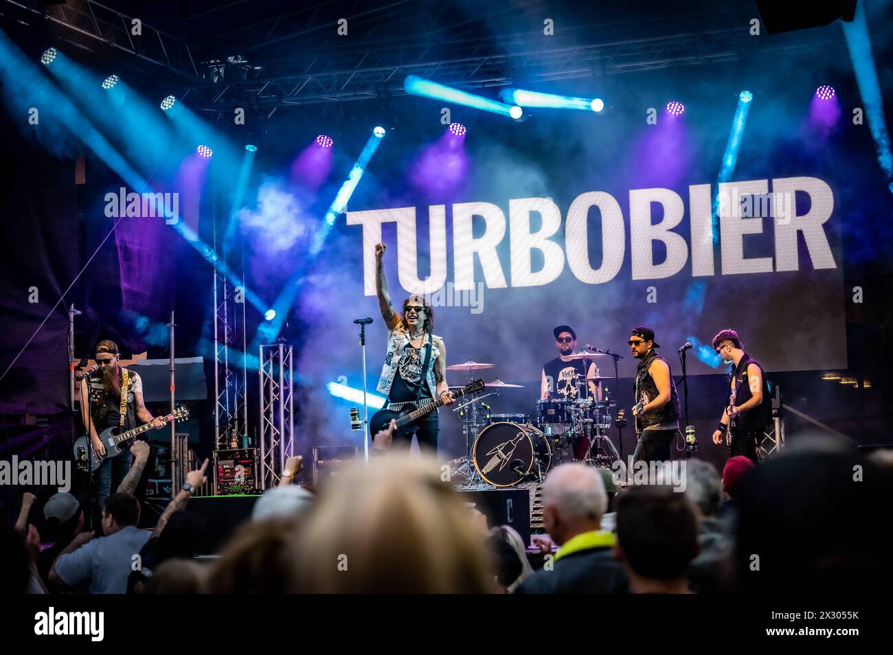 Turbobier live on stage at Glemmride Festival in Hinterglemm Salzburg ...