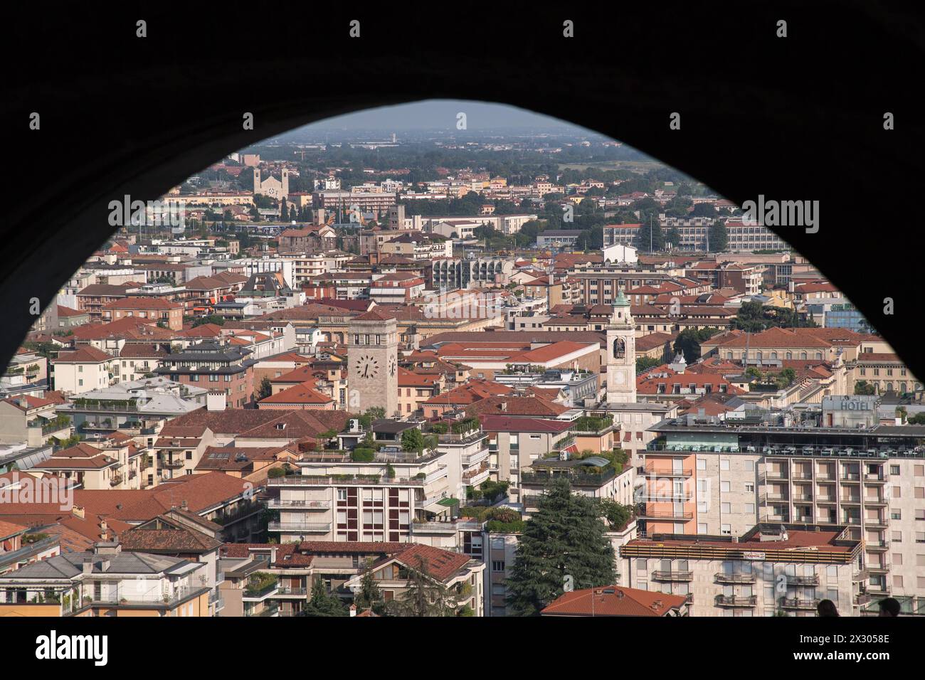 Citta Bassa (Lower City) senn through Porta San Giacomo (San Giacomo ...