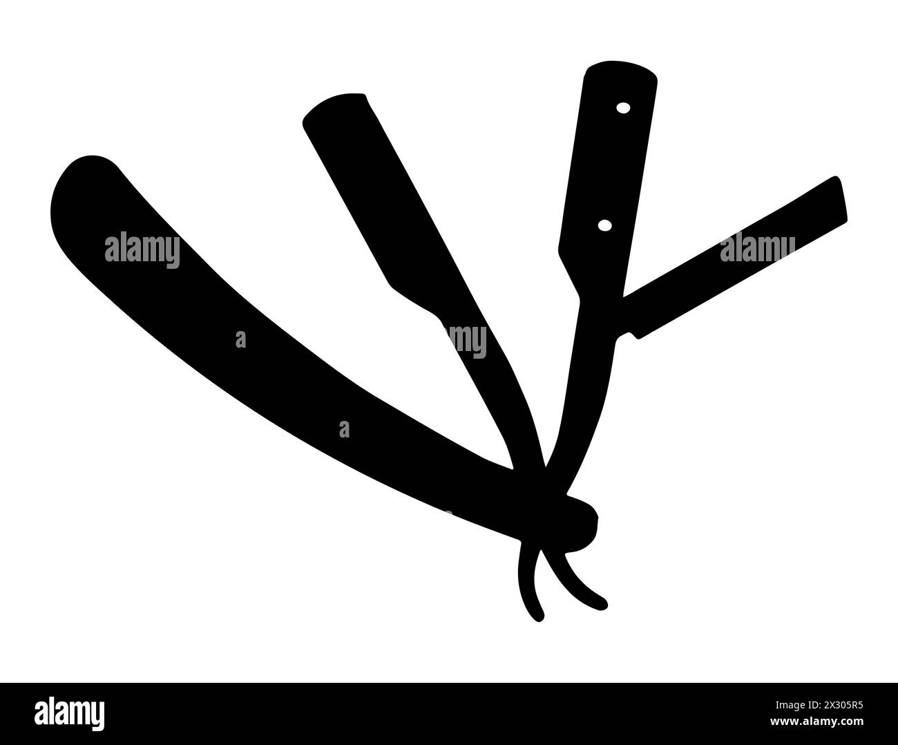 Razor silhouette vector art Stock Vector Image & Art - Alamy