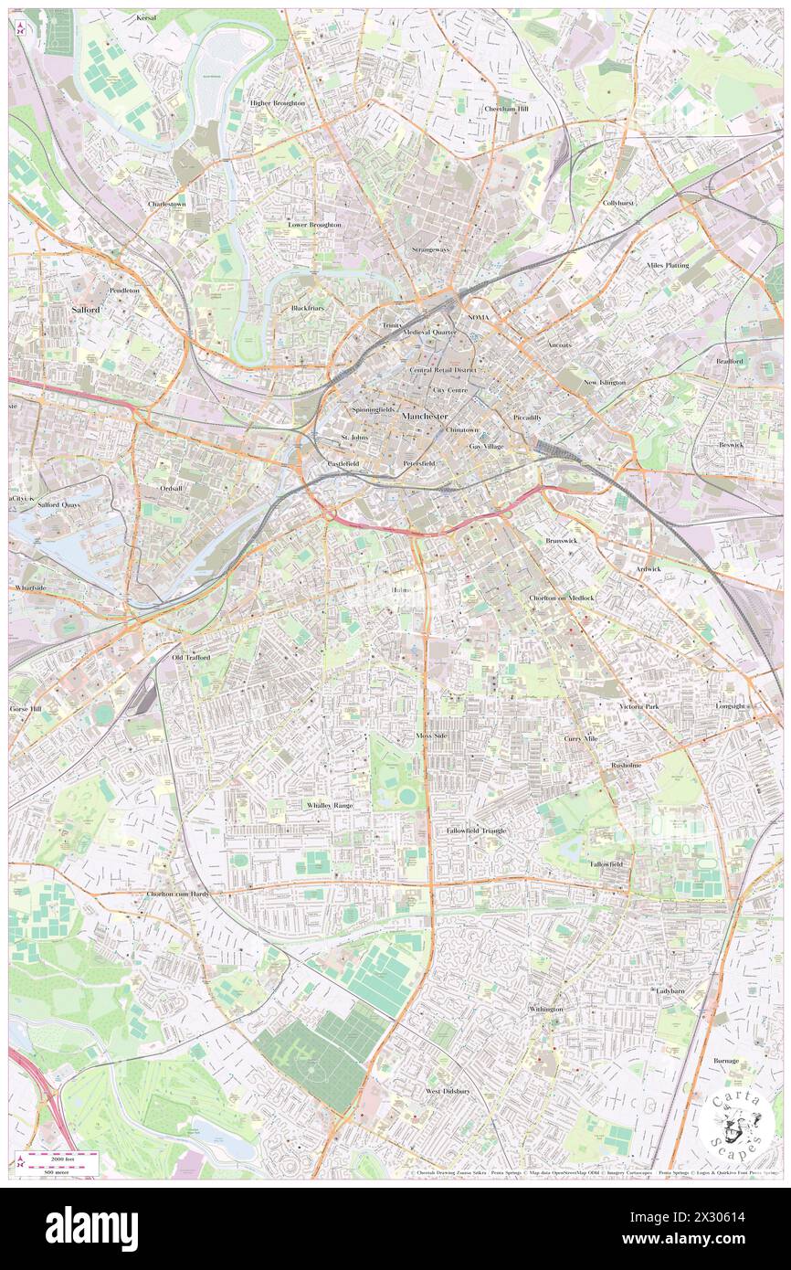 Hulme, Manchester, GB, United Kingdom, England, N 53 27' 56'', S 2 14 ...