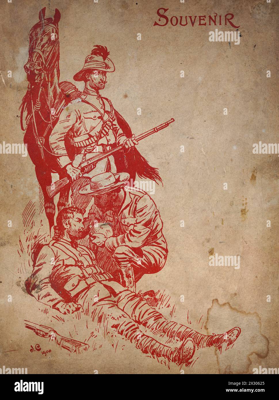 History Second Boer war, Wounded soldier drinking water from canteen ...