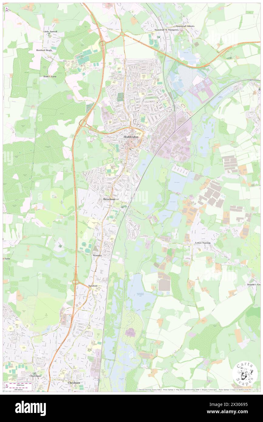 Broxbourne Station, Hertfordshire, GB, United Kingdom, England, N 51 44 ...