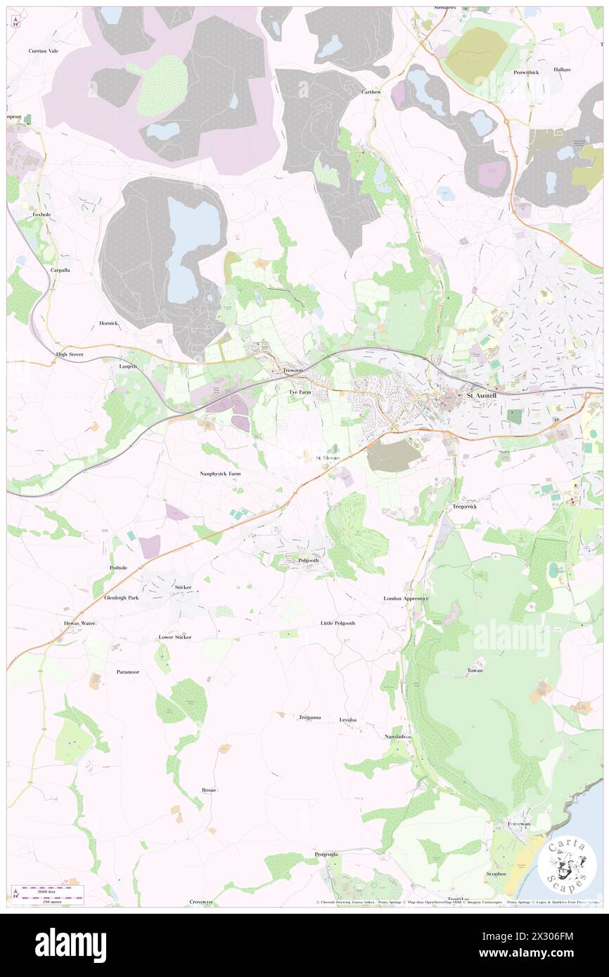 St Mewan, Cornwall, GB, United Kingdom, England, N 50 19' 54'', S 4 49 ...