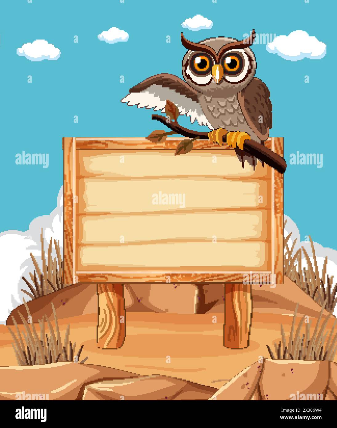 Cartoon signpost colorful blank Stock Vector Images - Alamy