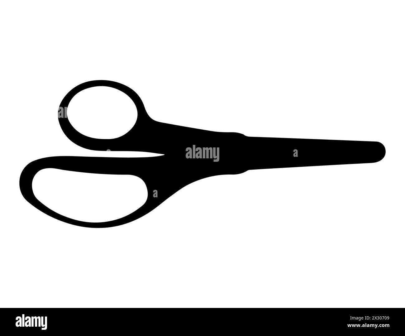 Scissor silhouette vector art Stock Vector Image & Art - Alamy