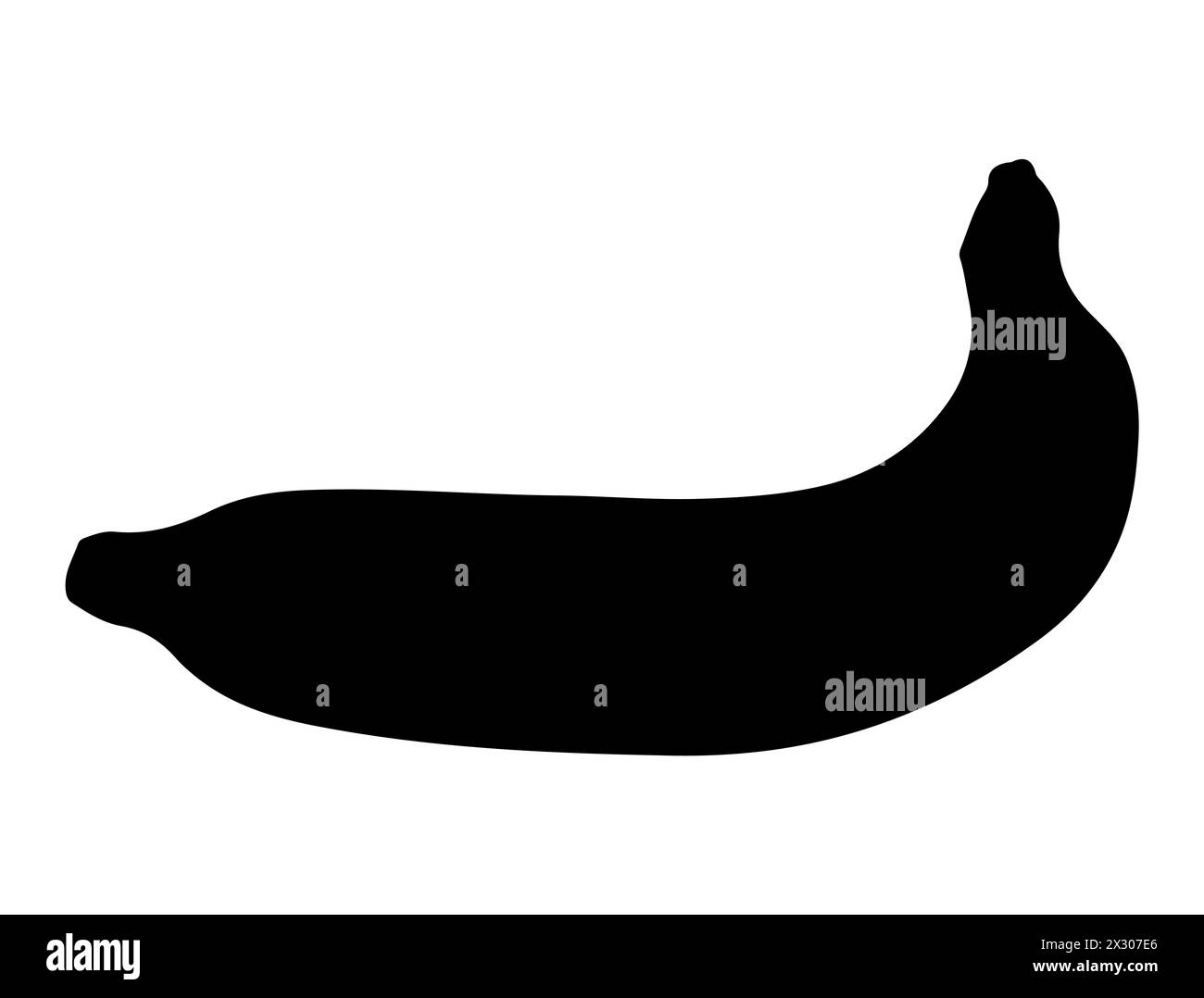 Banana silhouette vector art Stock Vector Image & Art - Alamy