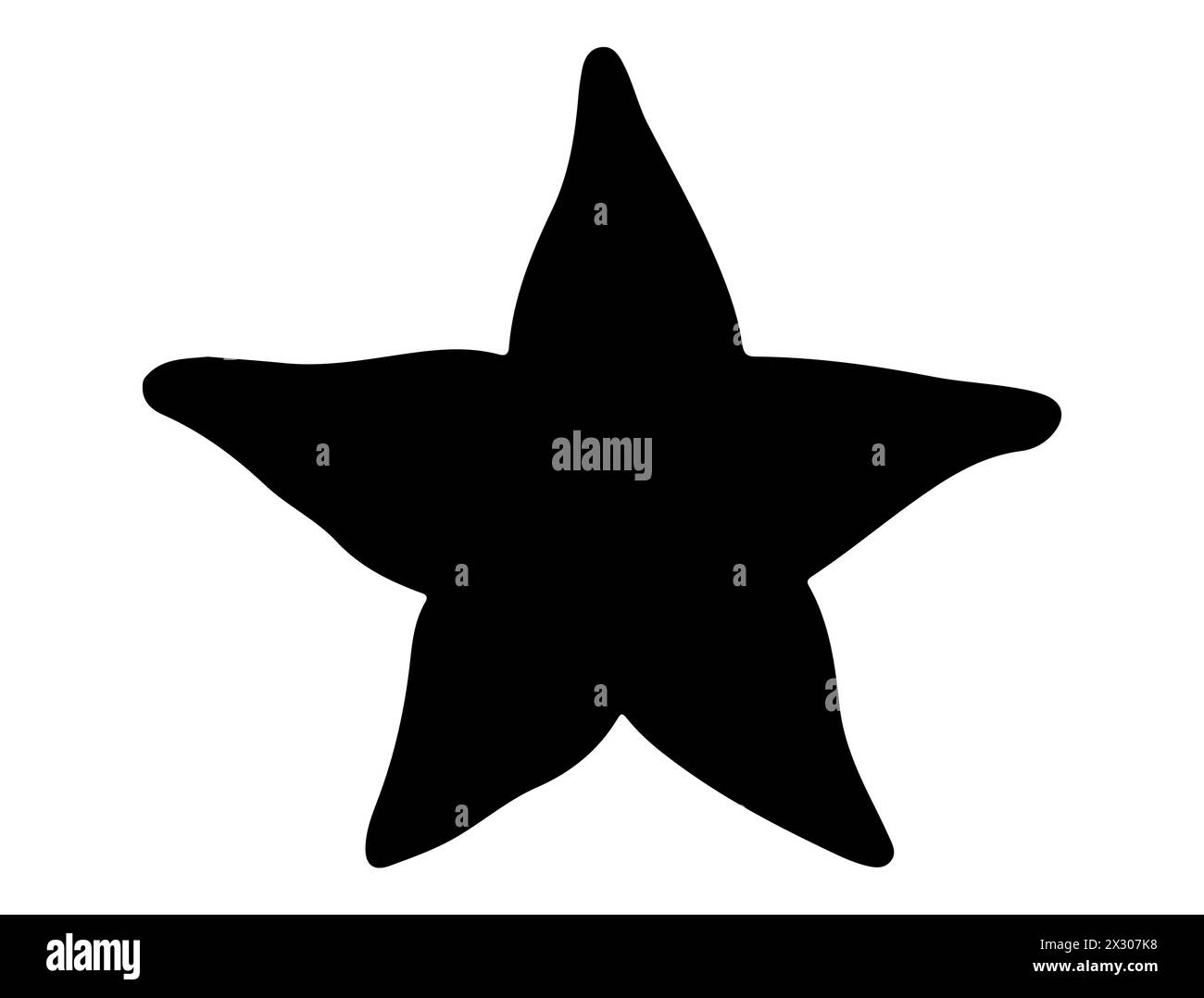 Star fruit silhouette vector art Stock Vector Image & Art - Alamy