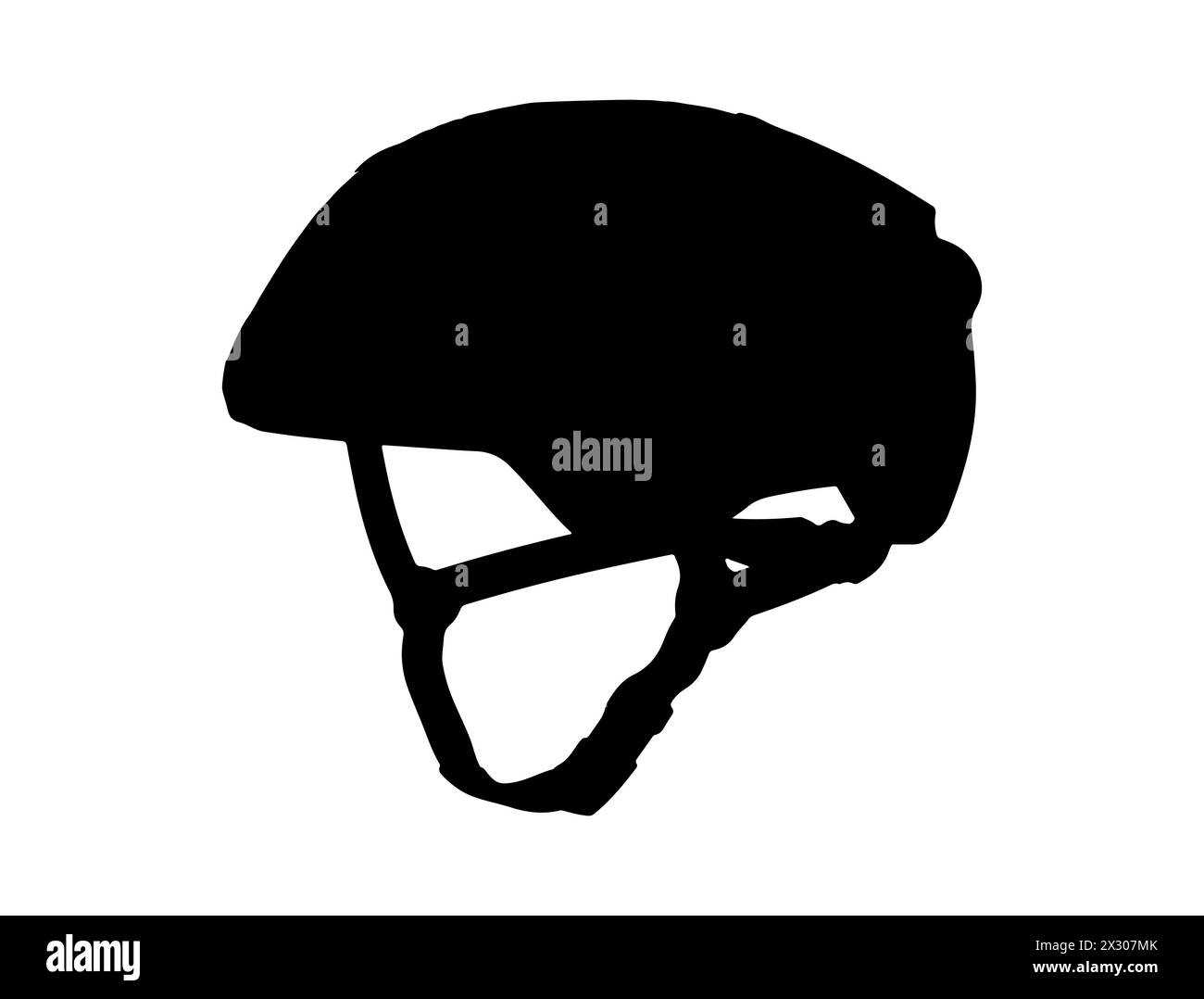 Bicycle helmet silhouette vector art Stock Vector Image & Art - Alamy