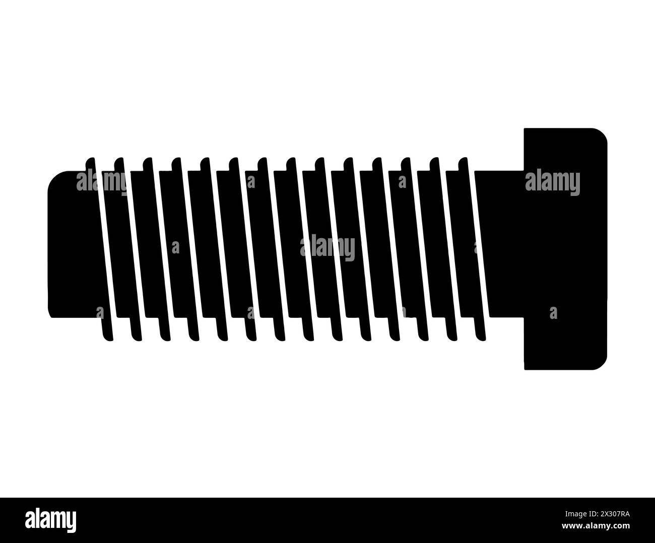 Silhouette bolt Stock Vector Images - Alamy
