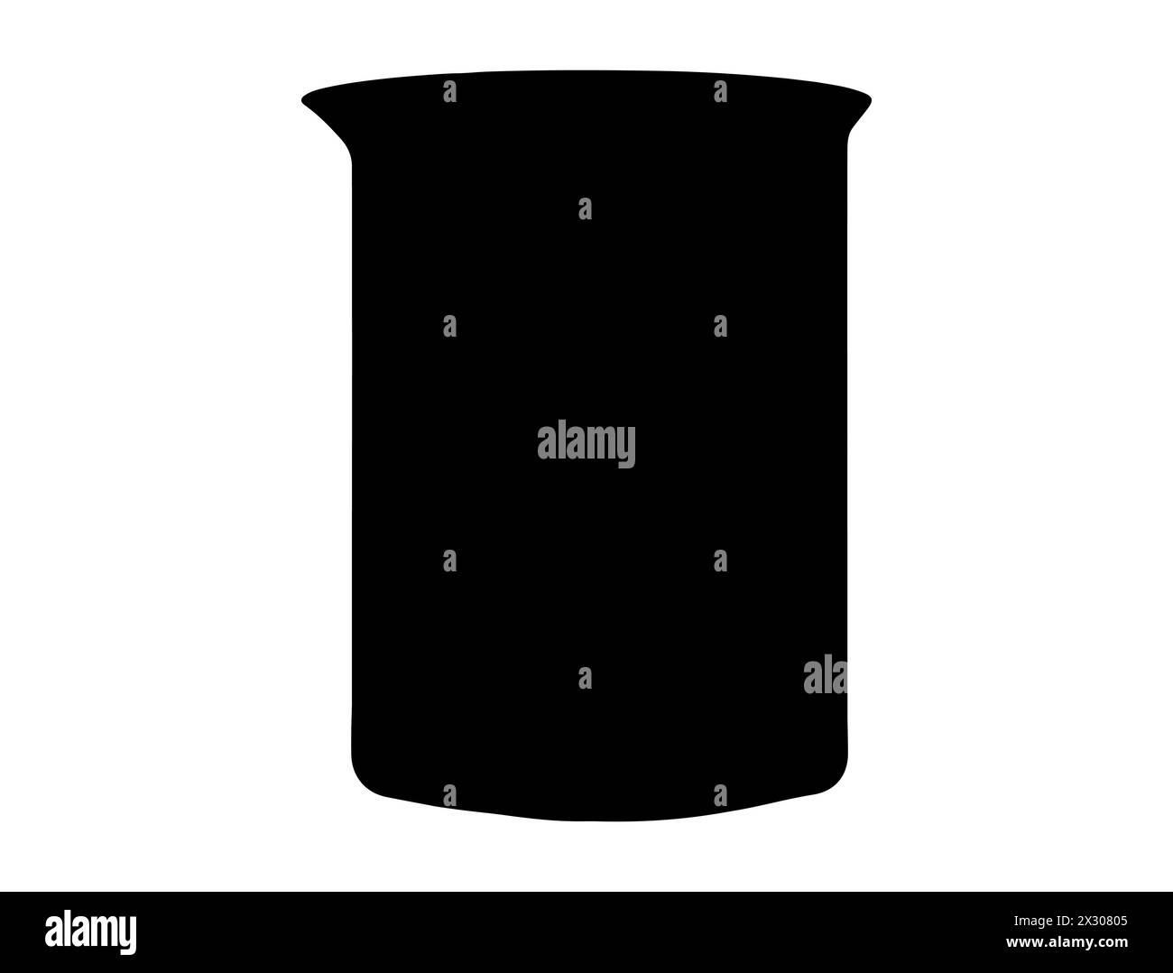 Beaker silhouette vector art Stock Vector Image & Art - Alamy