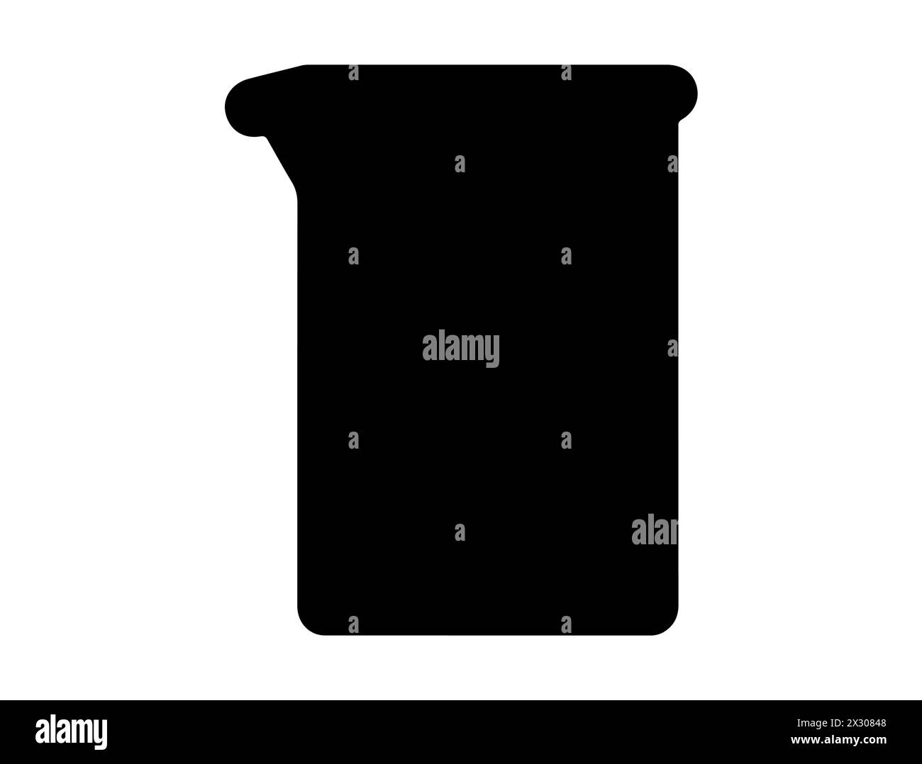 Beaker silhouette vector art Stock Vector Image & Art - Alamy