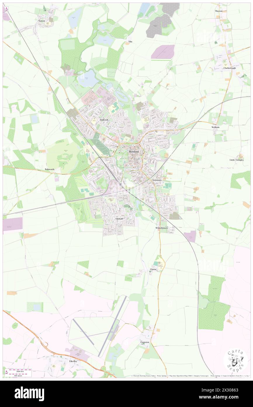 Retford Low-Level Rail Station, Nottinghamshire, GB, United Kingdom ...