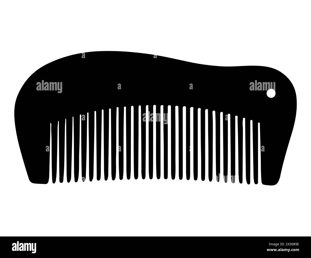 Comb silhouette vector art Stock Vector Image & Art - Alamy
