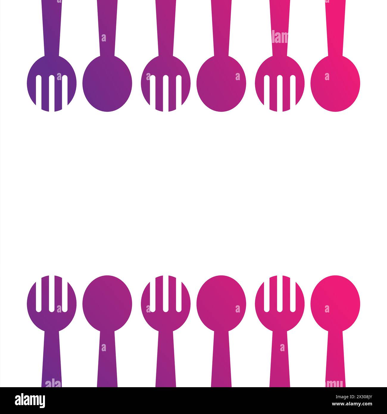 Restaurant menu cutlery pattern hi-res stock photography and images - Alamy