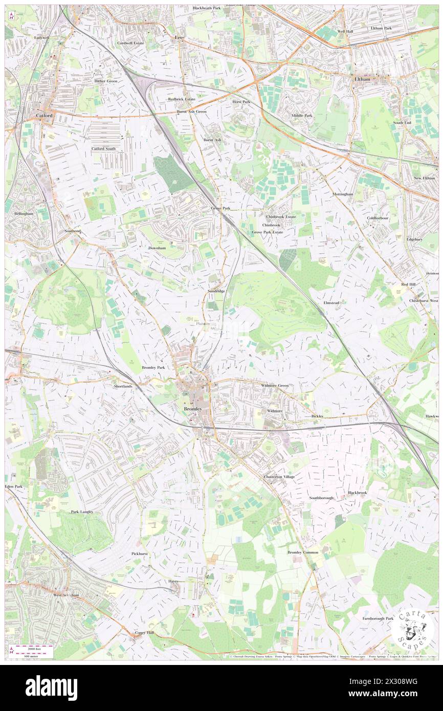 Sundridge park map hi-res stock photography and images - Alamy