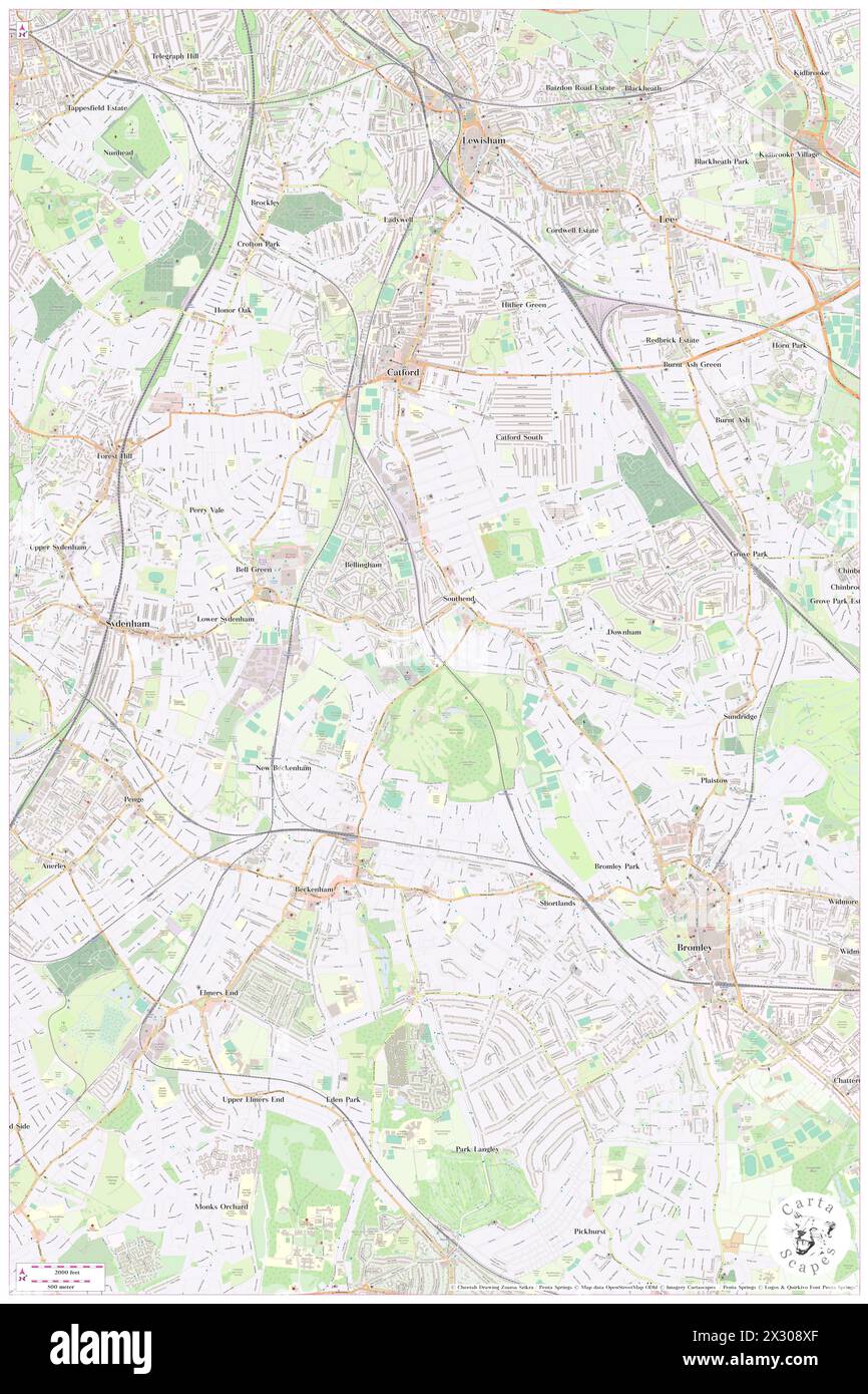 Beckenham Hill Railway Station, Greater London, GB, United Kingdom ...