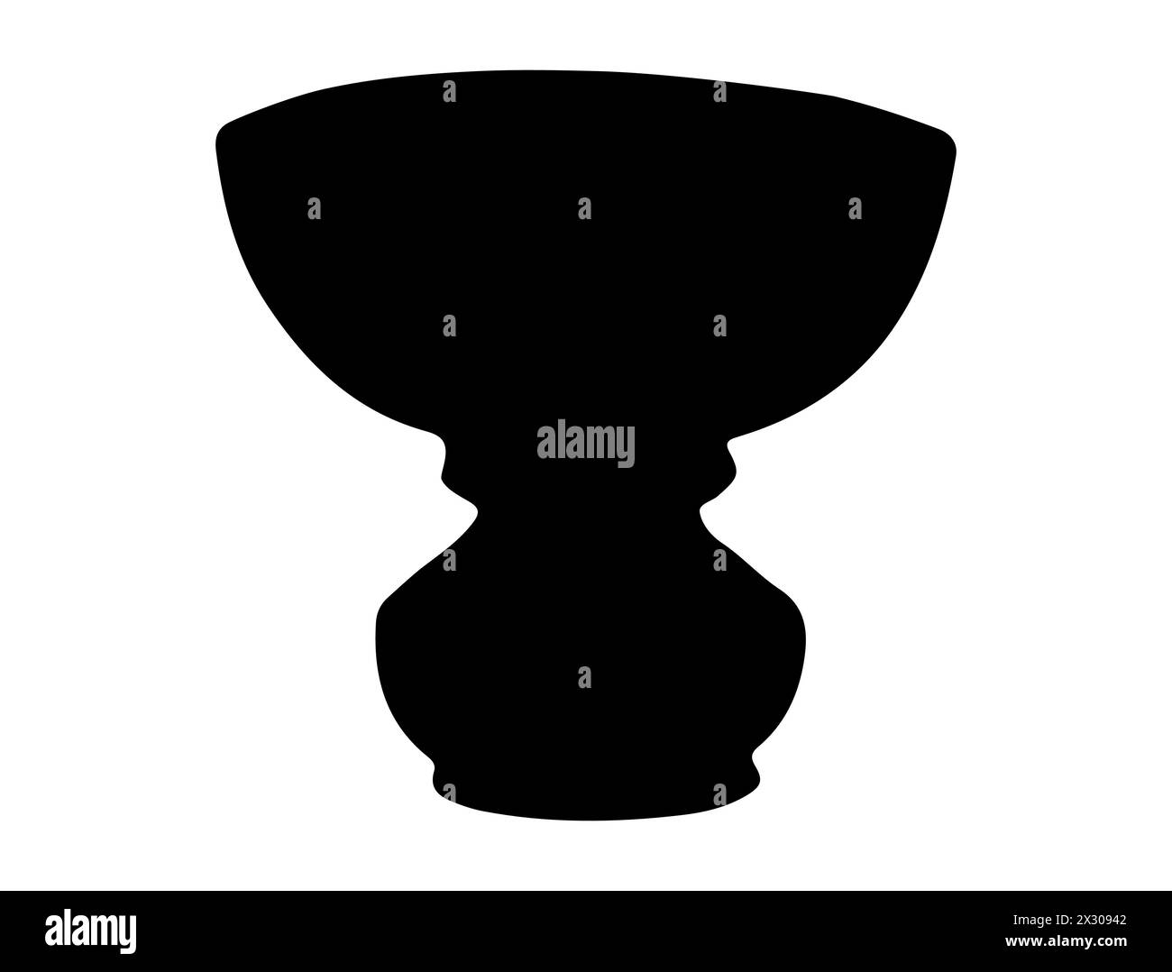 Bowl shape silhouette vector art Stock Vector Image & Art - Alamy