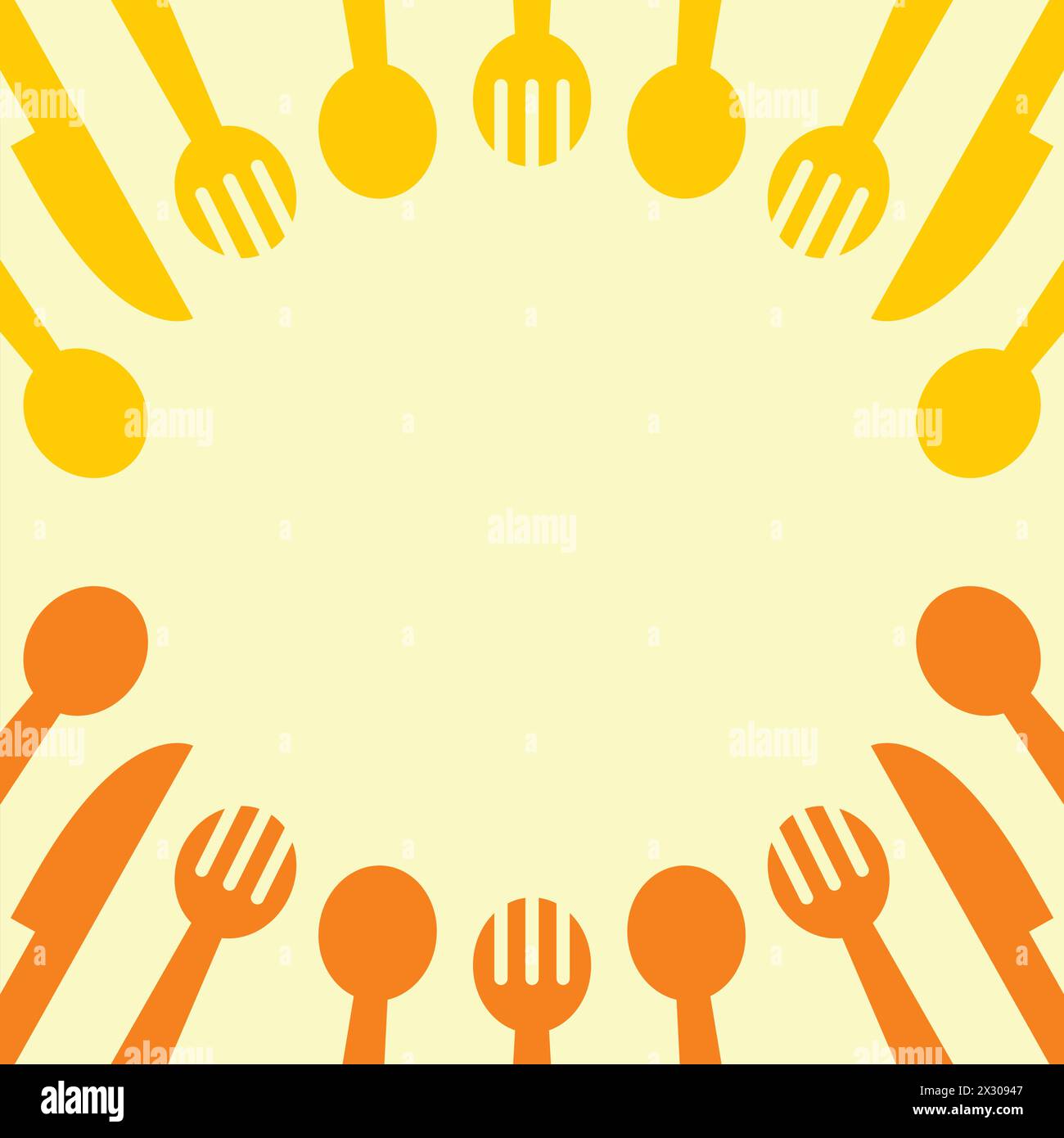 Restaurant menu cutlery pattern hi-res stock photography and images - Alamy