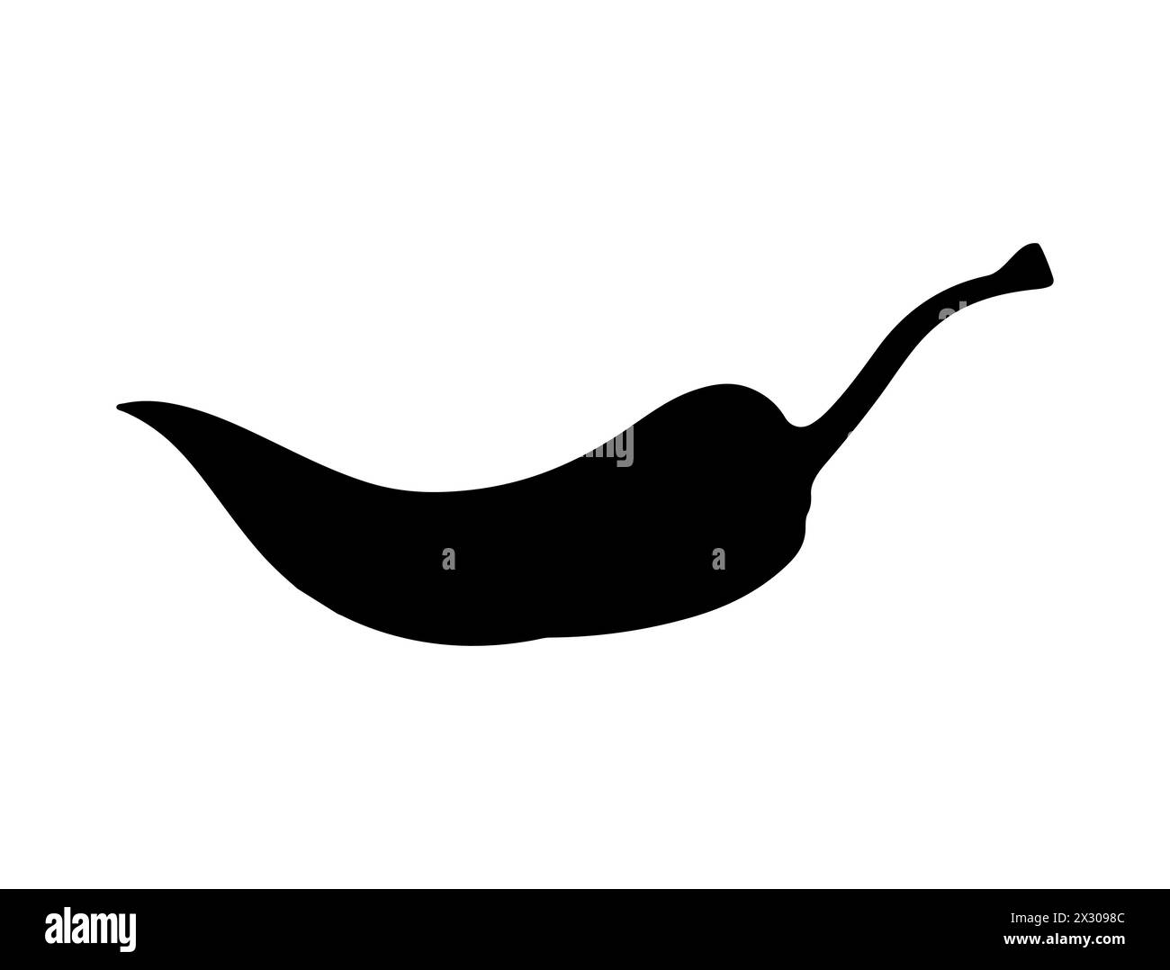 Chili silhouette vector art Stock Vector Image & Art - Alamy