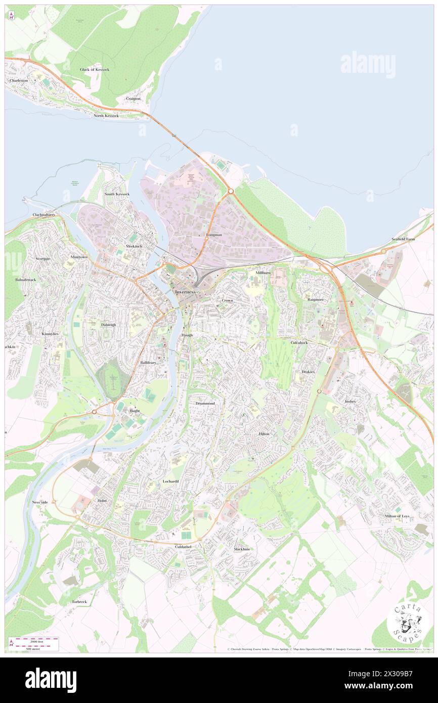 Aberfeldy map hi-res stock photography and images - Alamy
