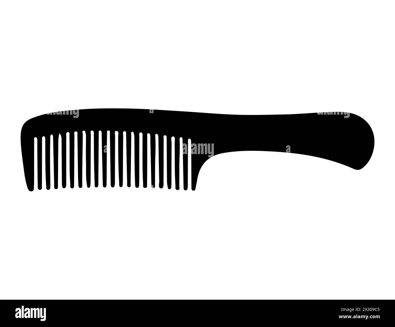 Comb silhouette vector art Stock Vector Image & Art - Alamy
