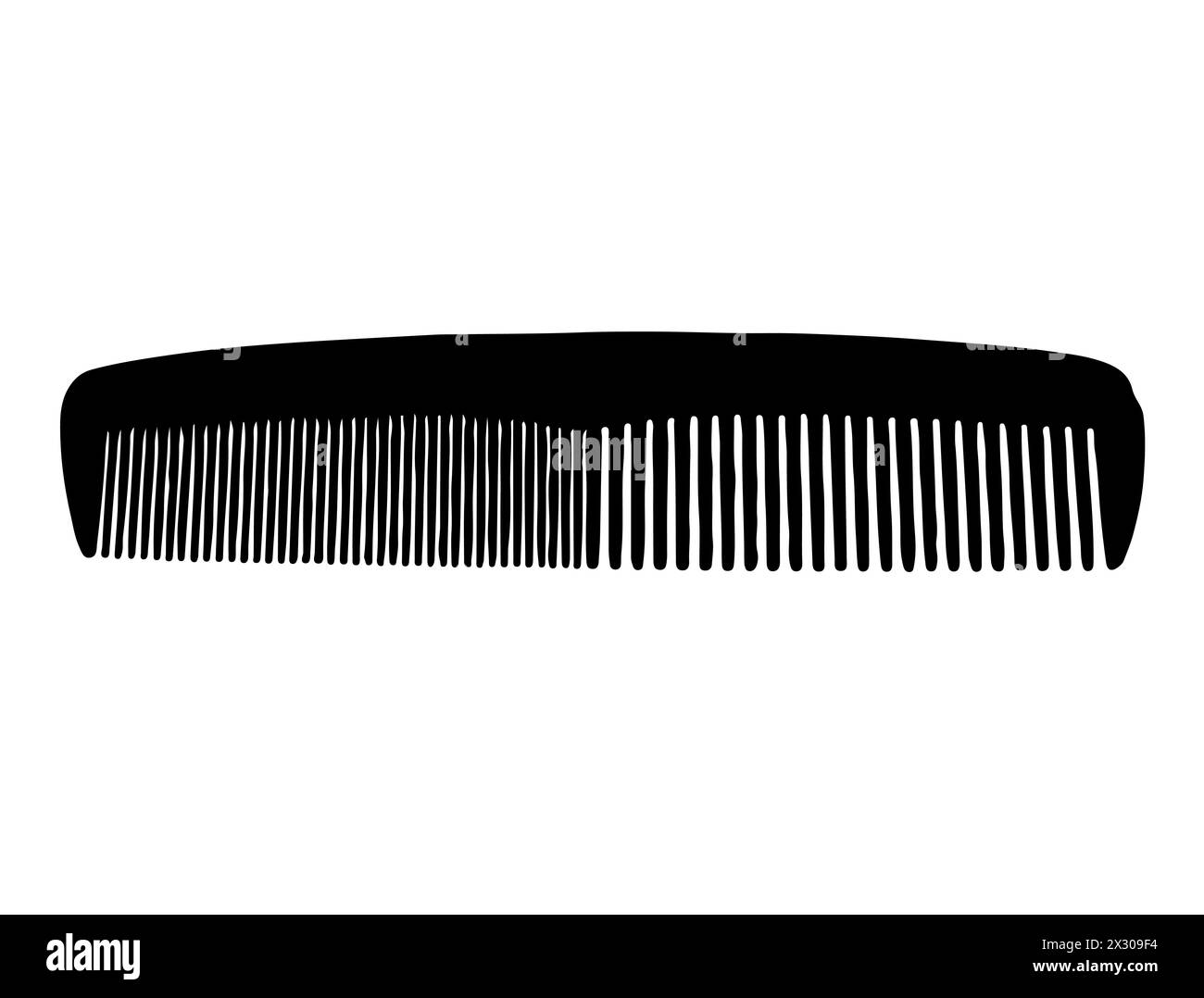 Comb silhouette vector art Stock Vector Image & Art - Alamy