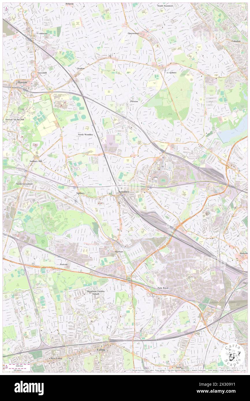 Map of wembley Cut Out Stock Images & Pictures - Alamy