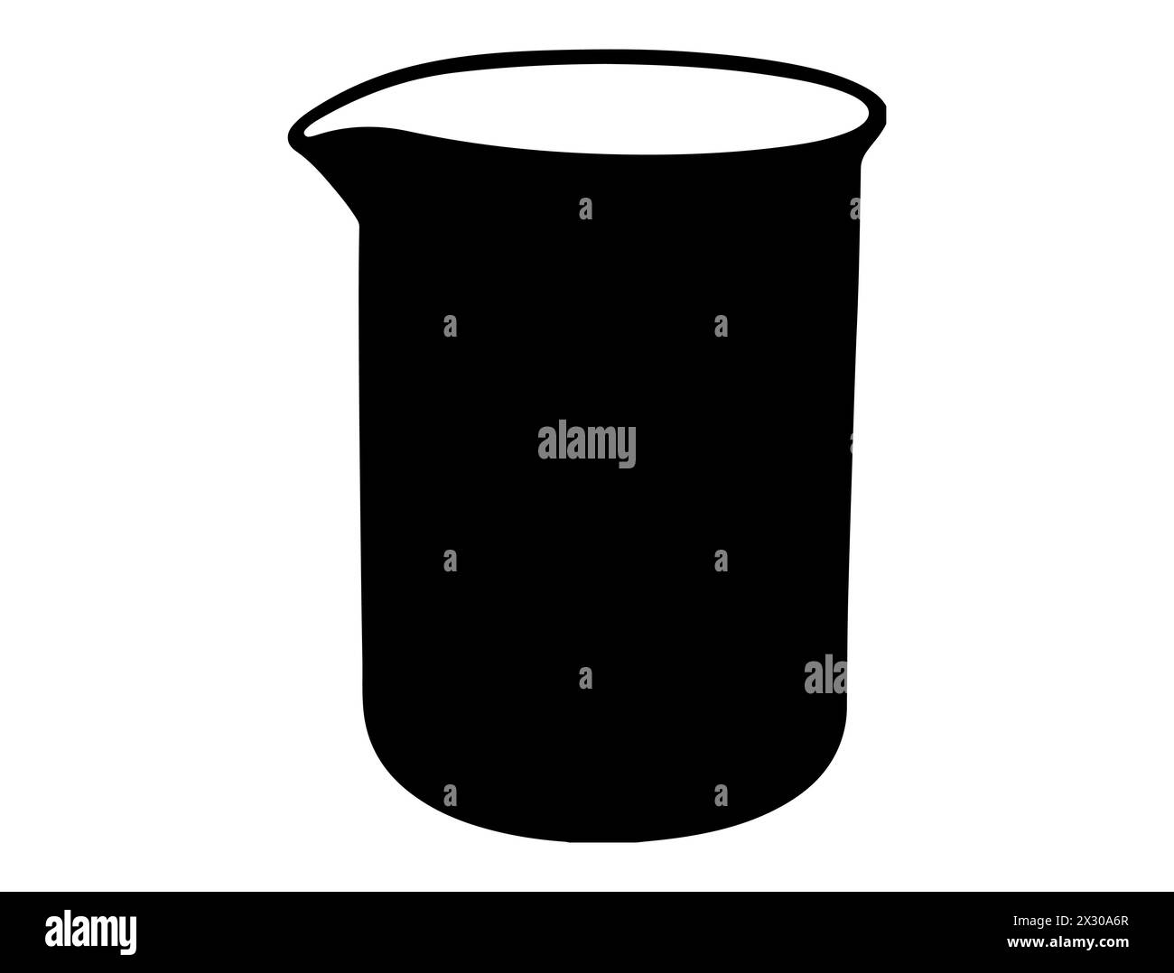 Beaker silhouette vector art Stock Vector Image & Art - Alamy