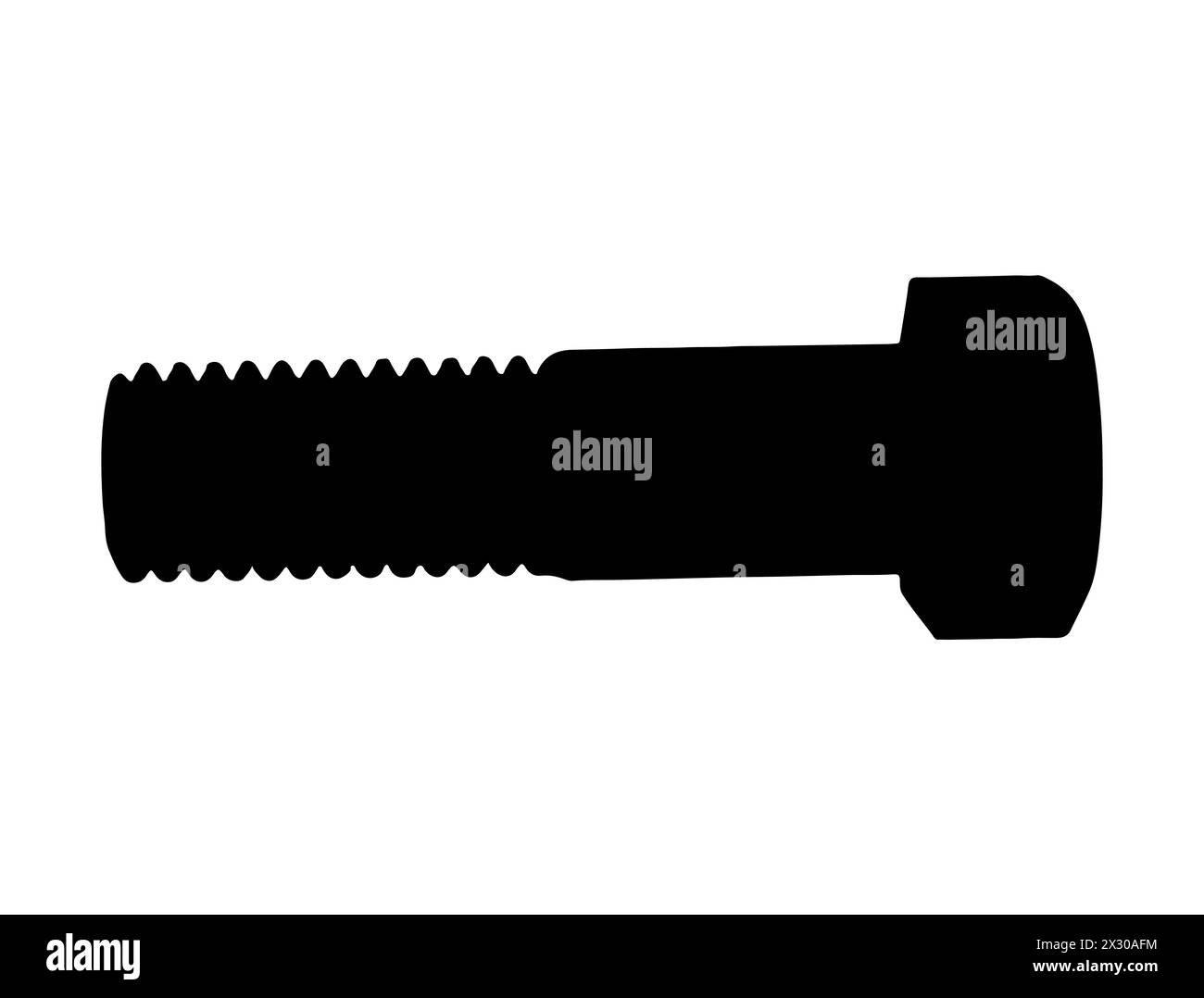 Bolt silhouette vector art Stock Vector Image & Art - Alamy