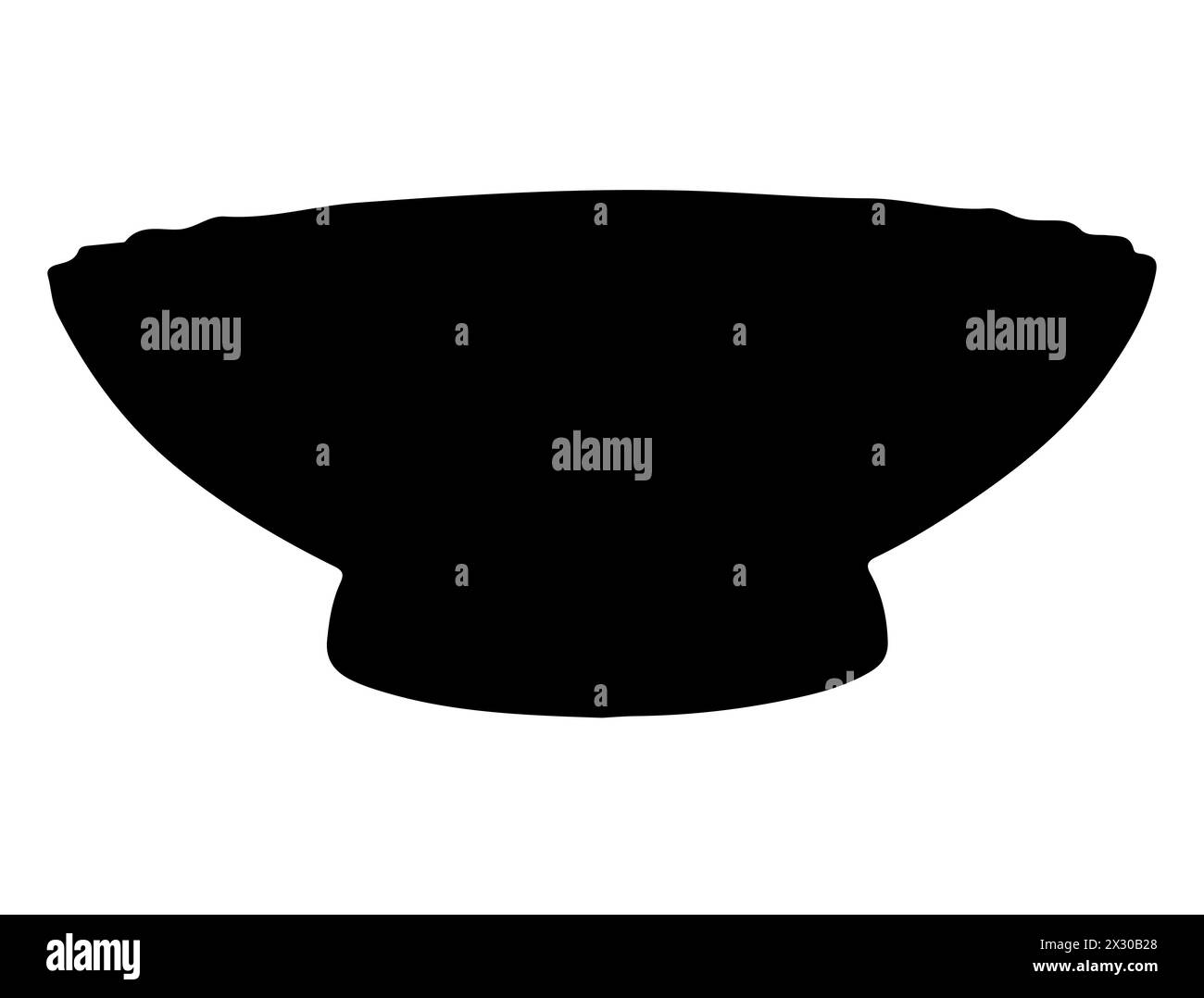 Bowl silhouette vector art Stock Vector Image & Art - Alamy