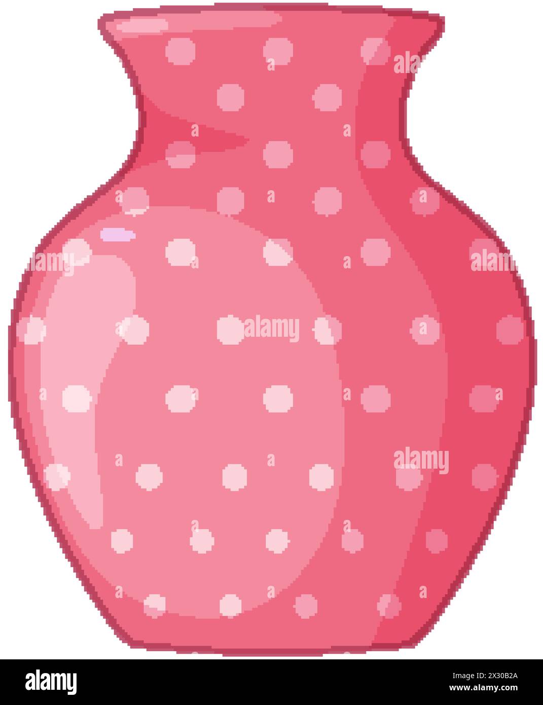 Polka vase Stock Vector Images - Alamy