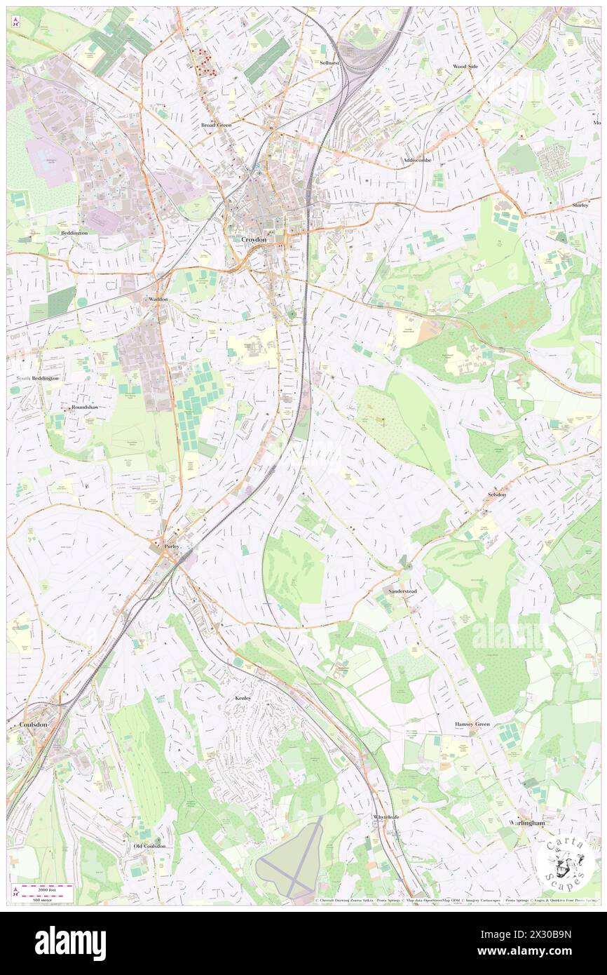 Sanderstead Railway Station, Greater London, GB, United Kingdom ...