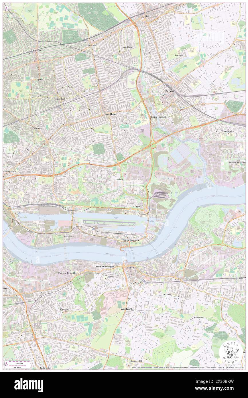 Beckton DLR Station, Greater London, GB, United Kingdom, England, N 51 ...