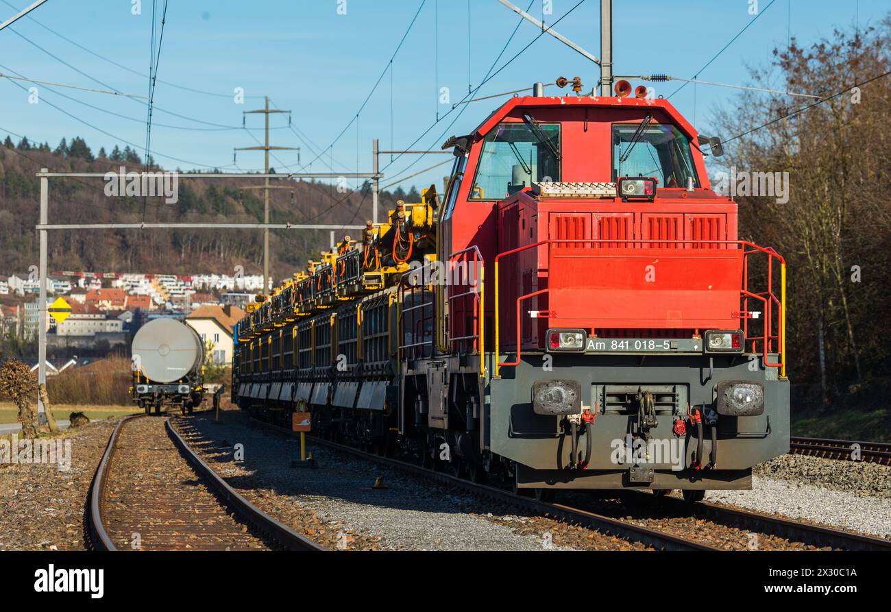 Full-Reuenthal, Schweiz - 8. Februar 2022: Die Am 841 ist eine ...