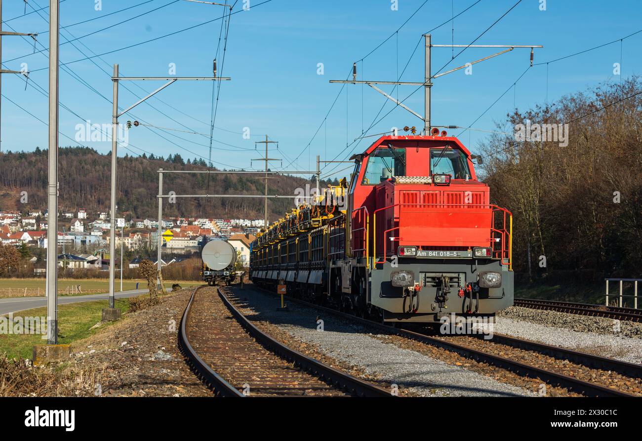 Full-Reuenthal, Schweiz - 8. Februar 2022: Die Am 841 ist eine ...