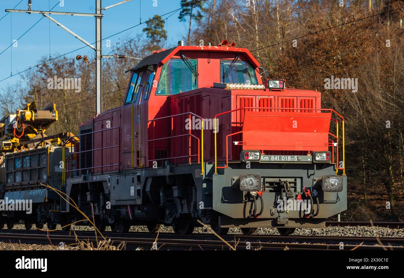 Full-Reuenthal, Schweiz - 8. Februar 2022: Die Am 841 ist eine ...