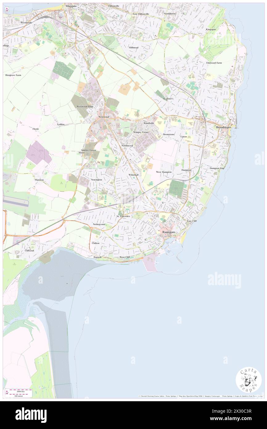 Map of ramsgate hi-res stock photography and images - Alamy