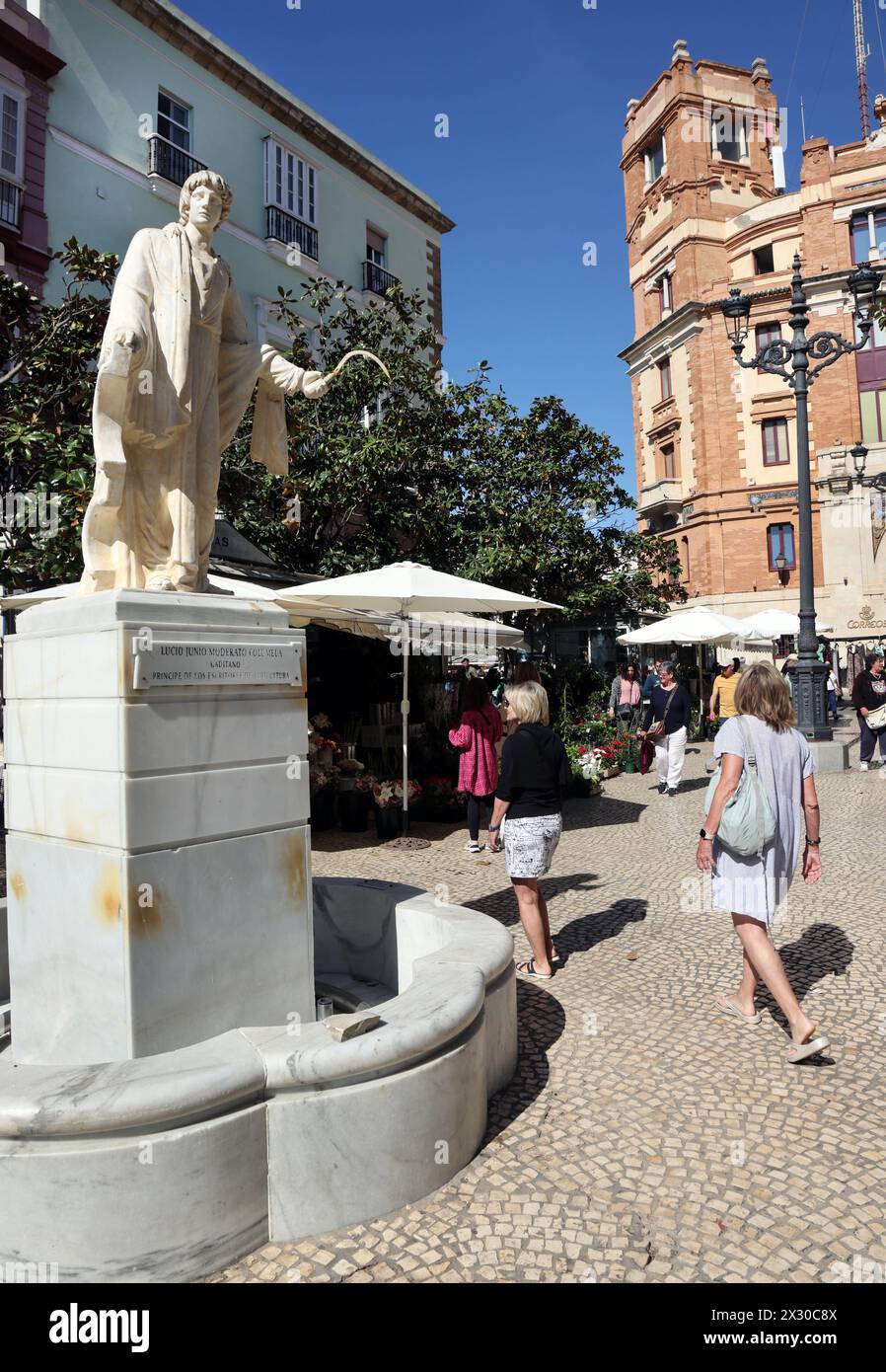 Statue of Lucius Junius Moderatus Columella (4 – c. 70 AD), was the ...