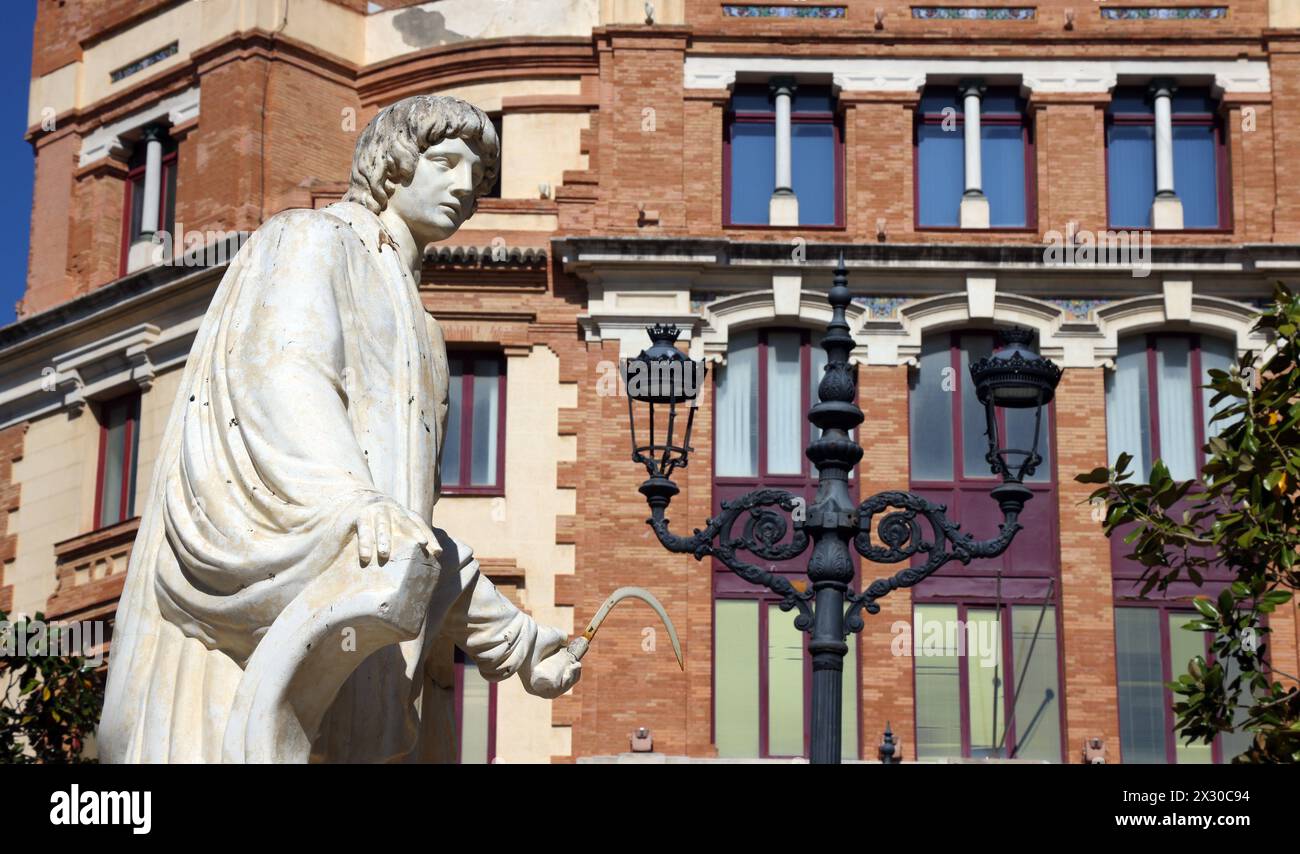 Statue of Lucius Junius Moderatus Columella (4 – c. 70 AD), was the ...