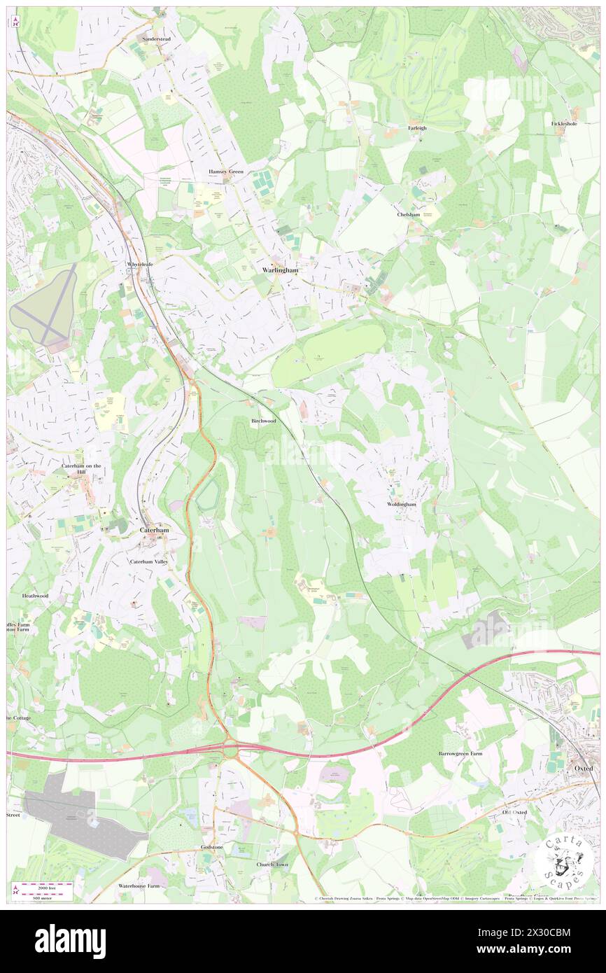 Woldingham Railway Station, Surrey, GB, United Kingdom, England, N 51 ...