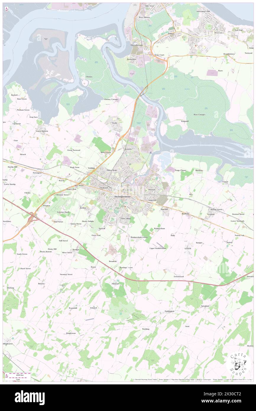 Borough of Swale, Kent, GB, United Kingdom, England, N 51 20' 30'', N 0 ...