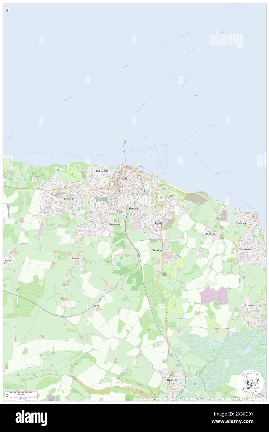 Isle of wight railway map hi-res stock photography and images - Alamy