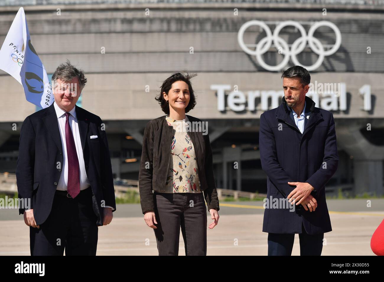 Paris, France. 23rd Apr, 2024. CEO of Paris airports group Groupe ADP ...