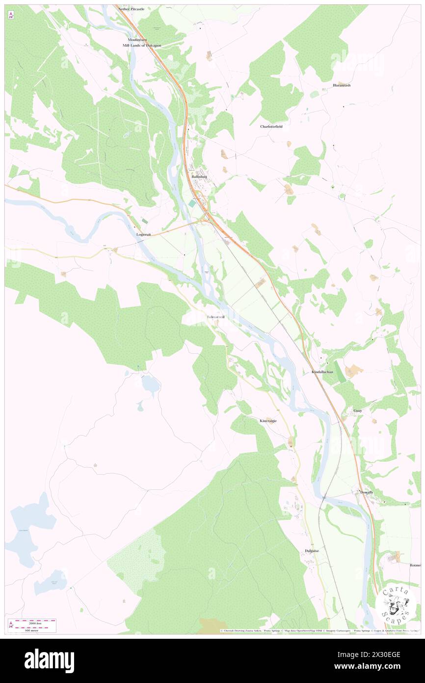 Kinnaird Estate, Perth and Kinross, GB, United Kingdom, Scotland, N 56 ...